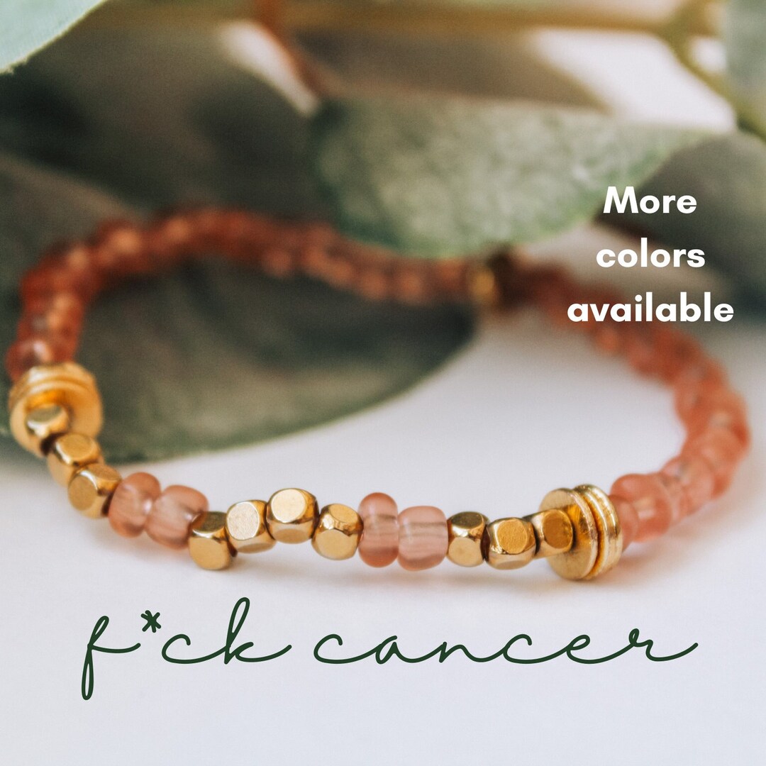 Pink Cancer Morse Code Bracelet. Breast Cancer Gifts. Strength - Etsy