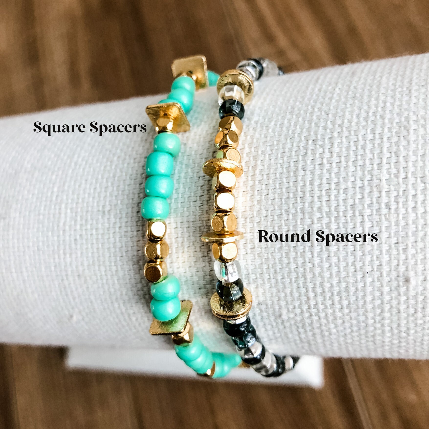 F Cancer Morse Code Bracelet. Hidden Message Bracelet. Bead and Gold ...