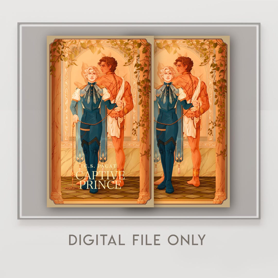 DIGITAL FILE | Captive Prince | Illustration Print | Inspired by C.S ...