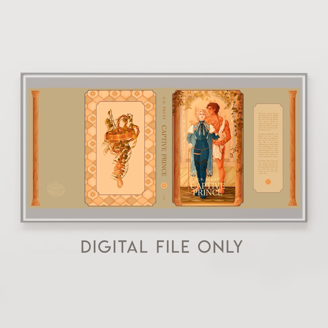 DIGITAL FILE | Captive Prince by C.S. Pacat Dust Jacket - Etsy