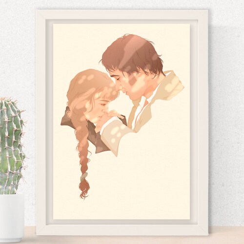 Hello Mr. Darcy LARGE Art Poster Print Pride and Prejudice | Etsy