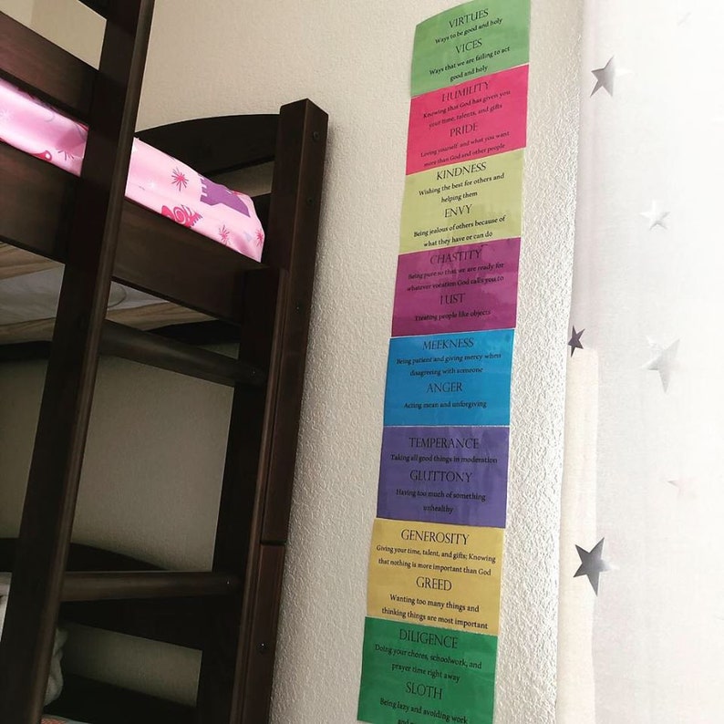 Virtues and Vices for Kids, Christian, Catholic, Homeschooling ...