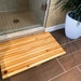 Wood Bath Mat Shower Mat Bathtub Mat Bathroom Mat Sustainable Wood Mat ...