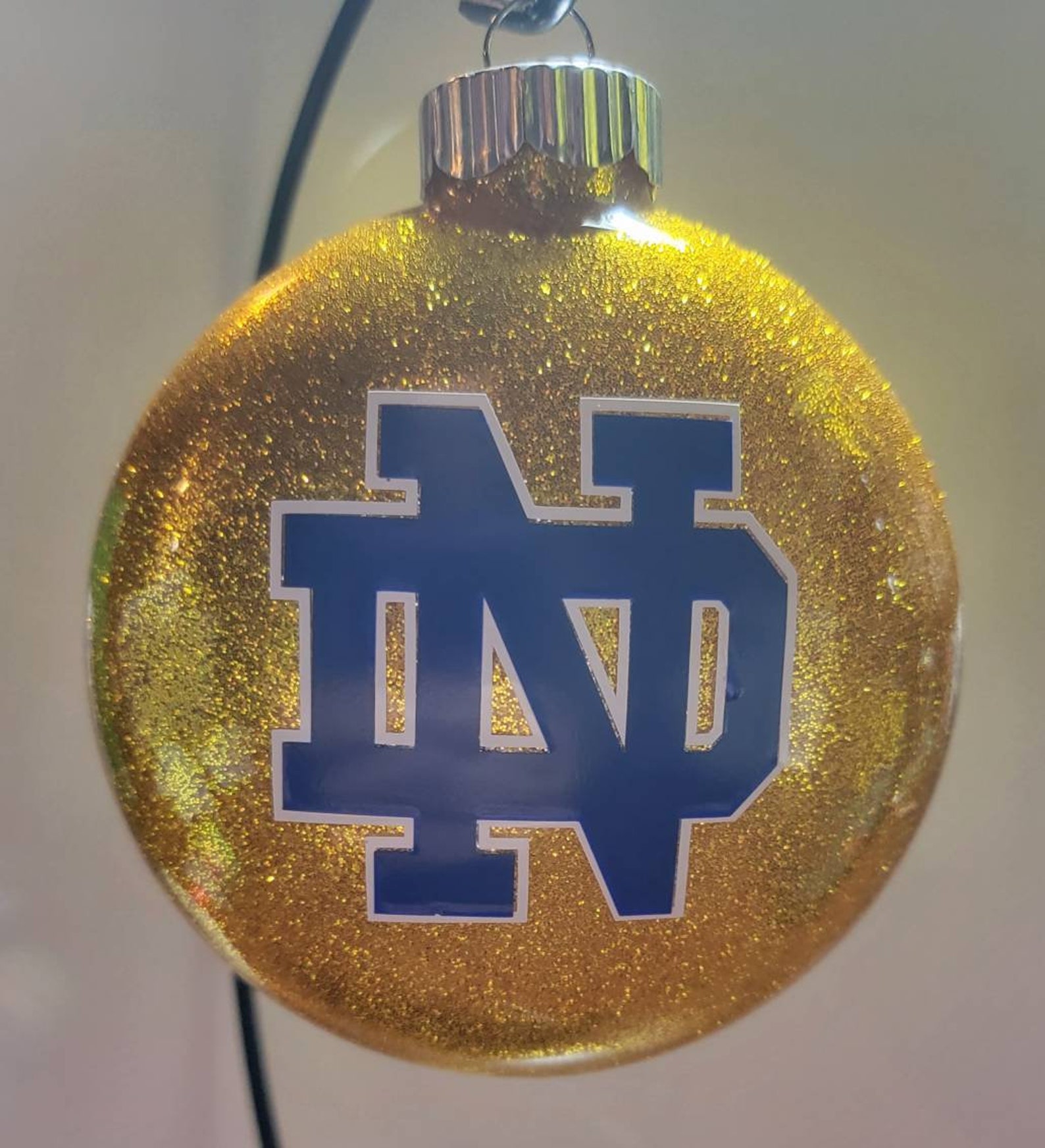 Notre Dame Glitter Ornament - Etsy