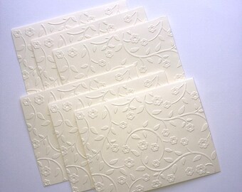 Embossed Thank You Note - Etsy