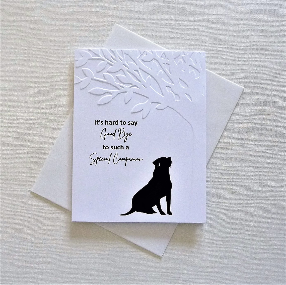 Dog Sympathy Card, Various Breeds Available, Loss of Pet Condolences ...