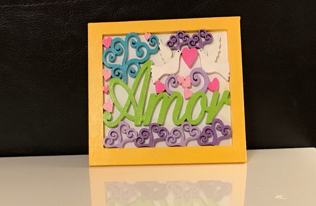 Sign With Easel love in Spanish - Etsy