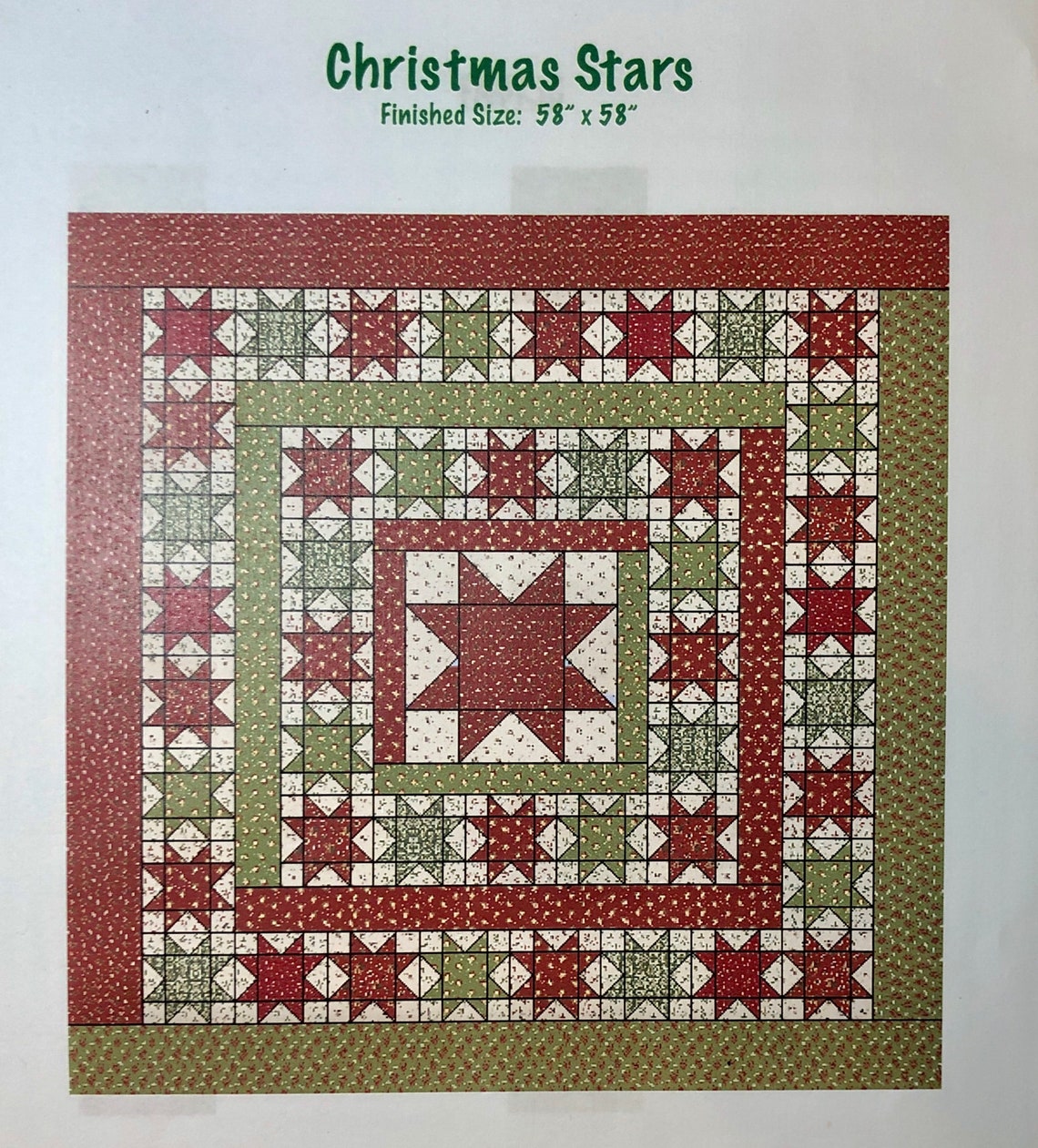 Christmas Stars Quilt Pattern PDF - Etsy
