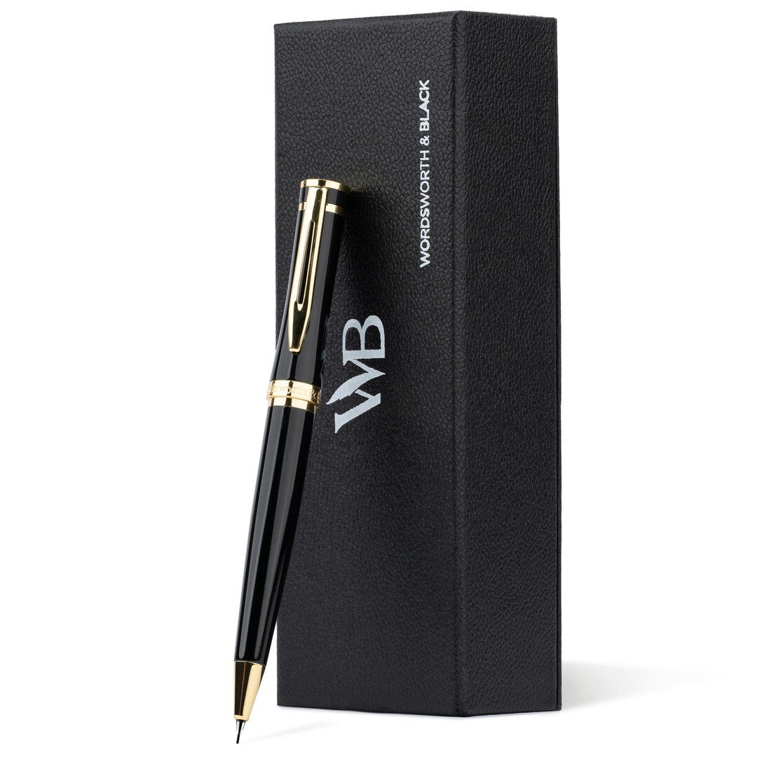 Wordsworth & Black Luxury Erudite Mechanical Pencil Set- Refillable ...