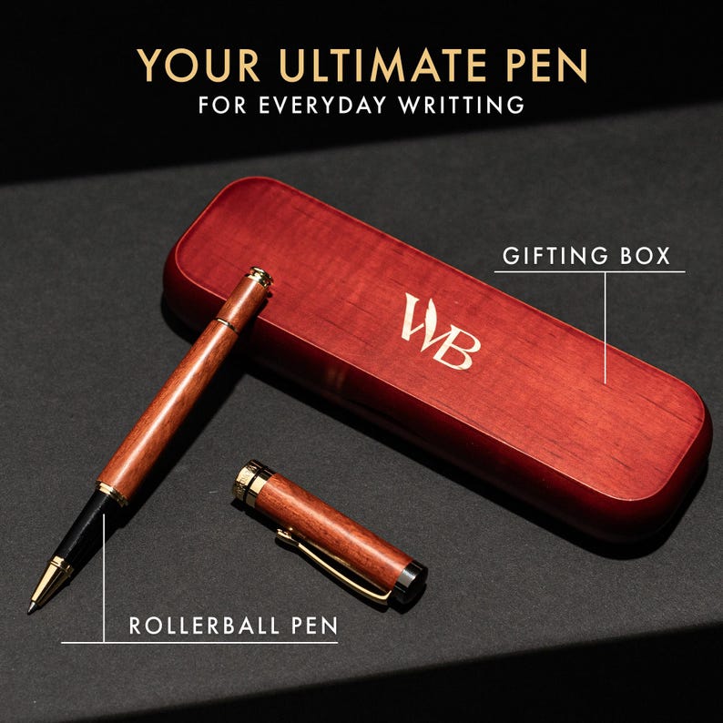 Wordsworth and Black Crest Rollerball Pen - Luxury Pen - Ink Refill ...
