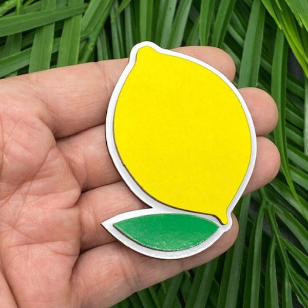 Lemon Wood Cutout - Etsy