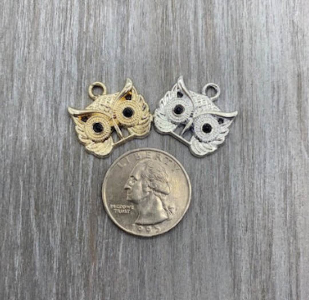 Owl Head Charms - Owls Charms Represent Wisdom and Knowledge - Owl ...