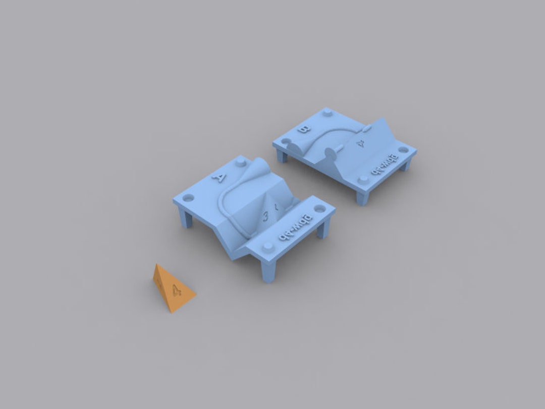 D4 (wedge) Mold Form STL - Etsy