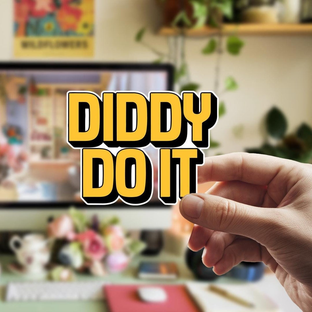 Diddy Do It Pop Culture Sticker 7.52cmx5.67cm - Etsy