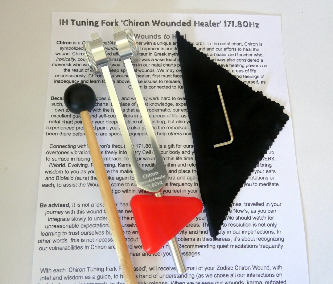 Chiron Tuning Fork, Wounded Healer, Trauma Release, Zodiac, Chiron ...