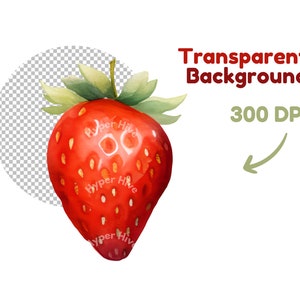 Strawberry Fruit Clipart Strawberries Variety Clipart Set - Etsy