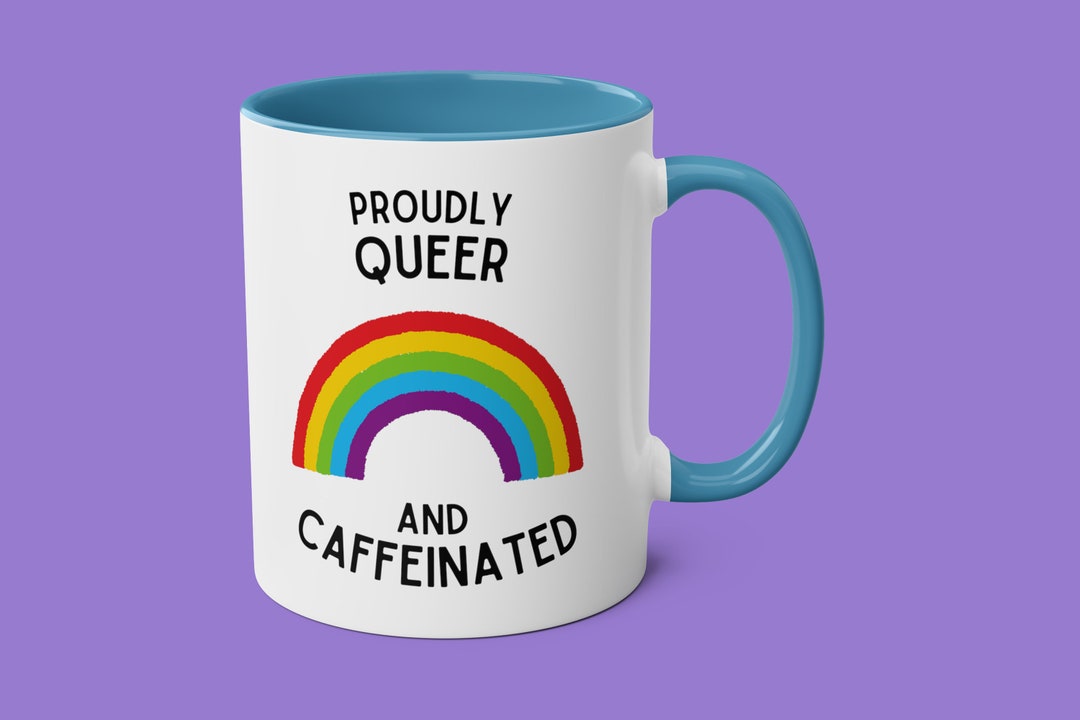 Pride Mug, Rainbow Mug, Queer Mug, Gay Pride Gift, Funny LGBTQ Pride ...