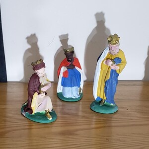 Ceramic Nativity Figurines - Etsy