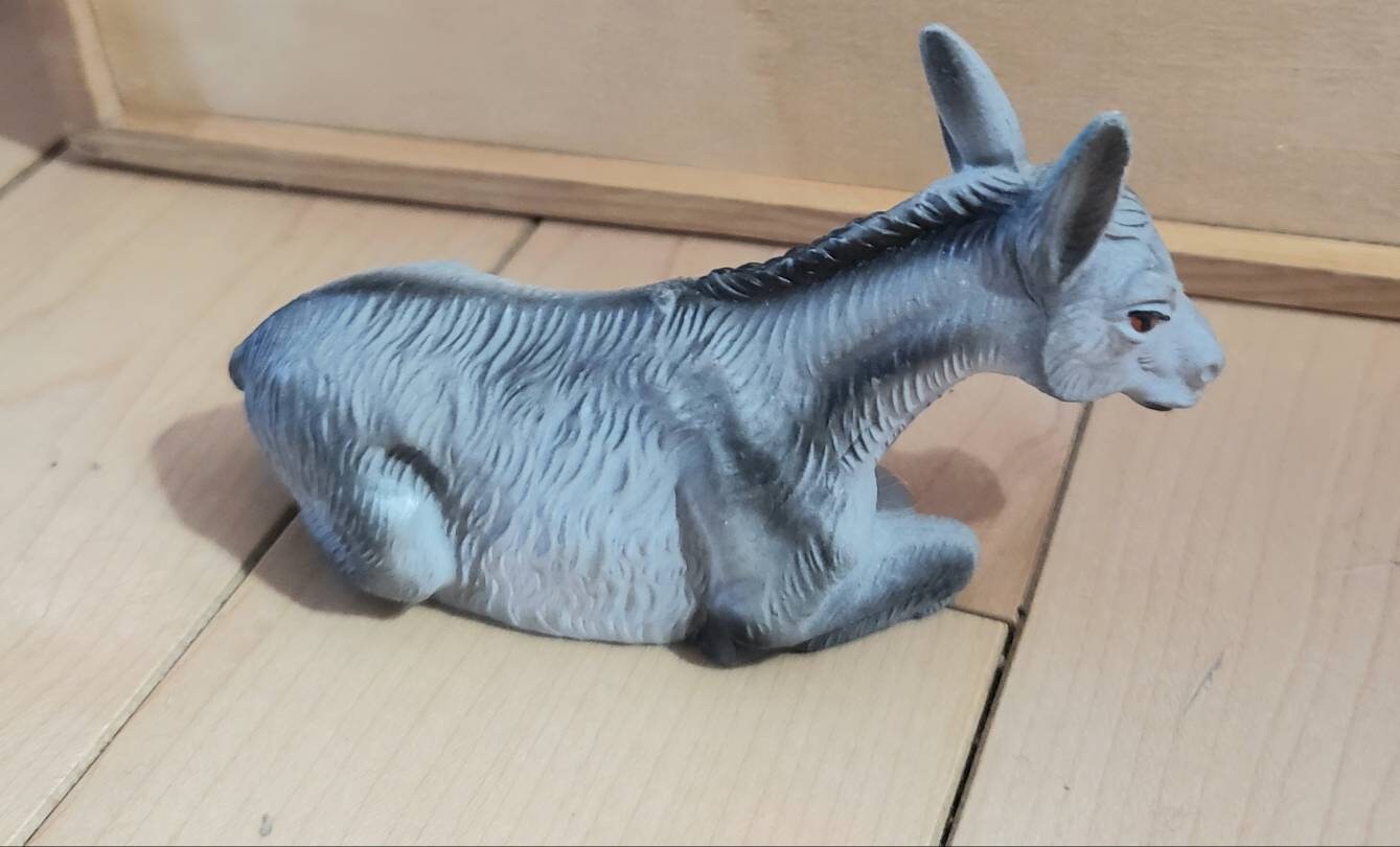Creche Animal Figurine Ox Donkey - Etsy