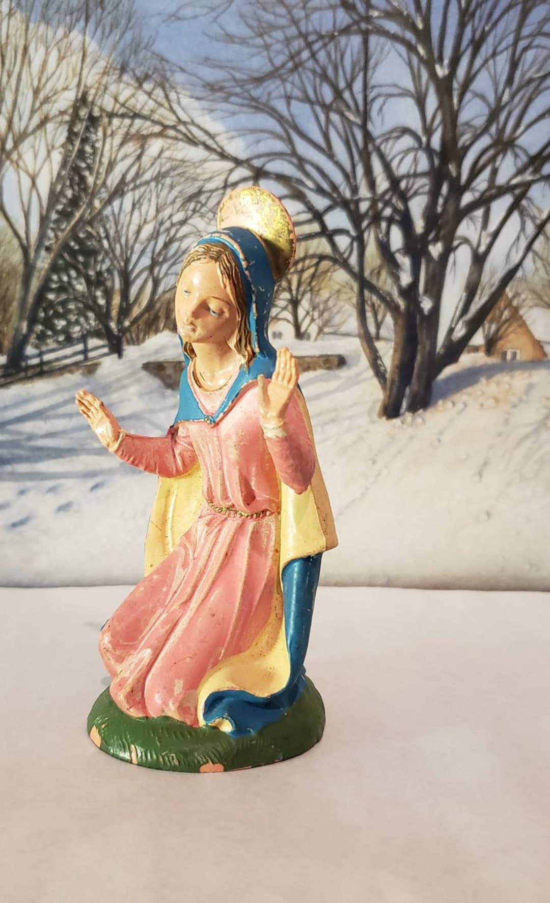 Fontanini Virgin Mary Nativity Figurine , Made in Italy Spider ...