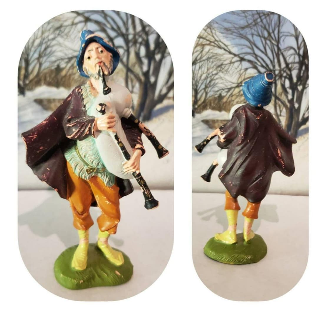 Fontanini Spider Mark 103 Sosiah Bagpipes Nativity Figurine , Made in ...