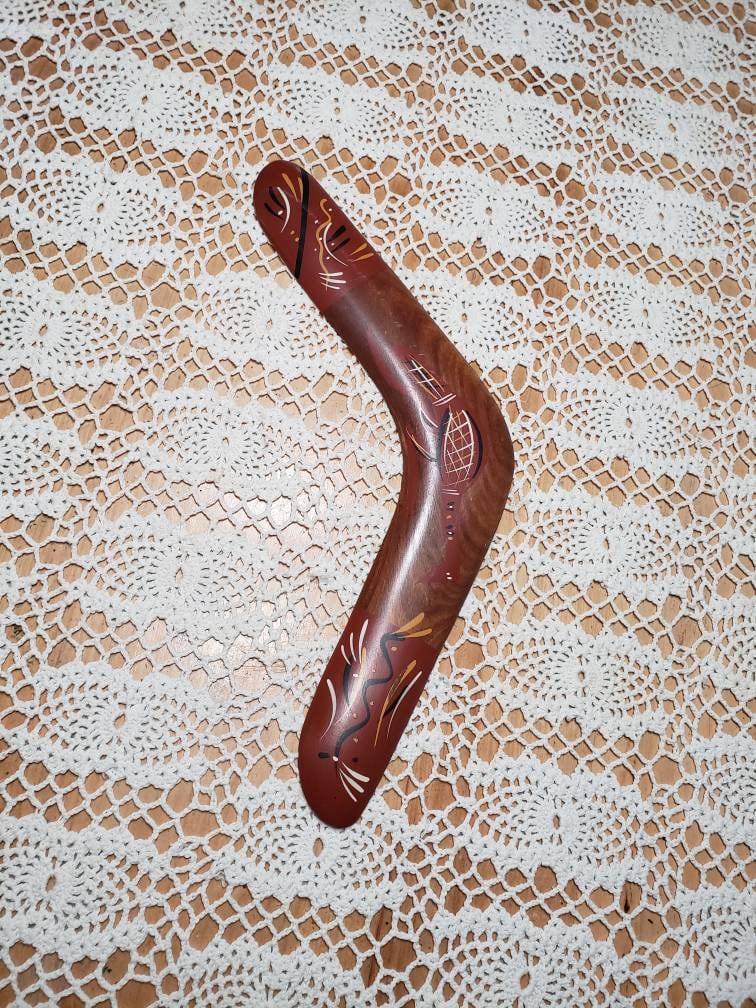 Boomerang Tribal Design Aboriginal Hunting Instrument - Etsy
