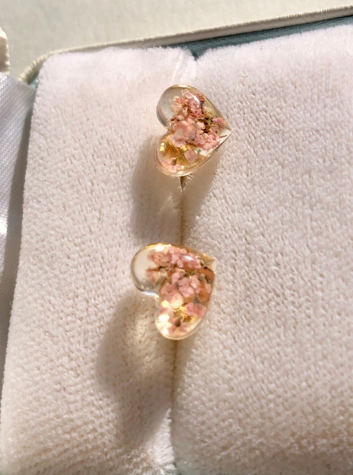Heart Shaped Sakura Cherry Blossoms Gold Plated/ Sterling | Etsy