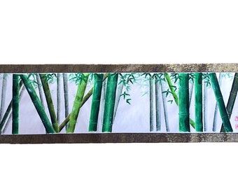 Hand Painted Bamboo Scroll - Etsy
