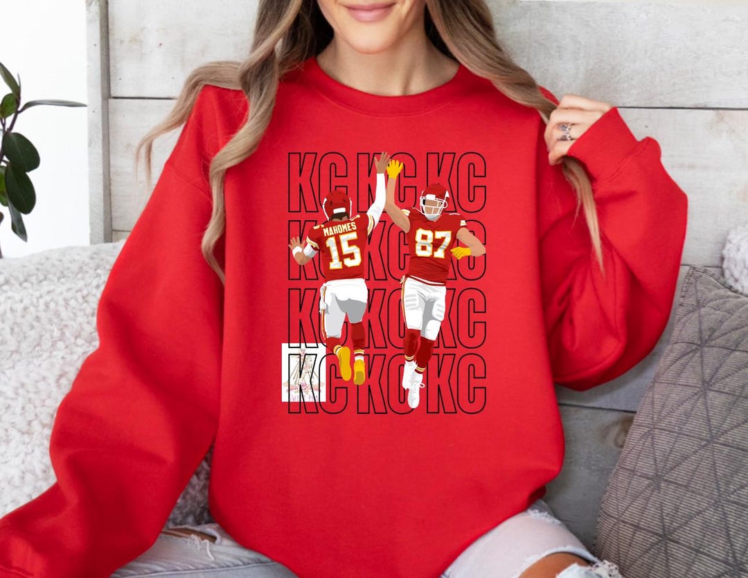 Kansas City Chiefs KC Mahomes and Kelce. Ultimate Duo. Sweatshirt and ...