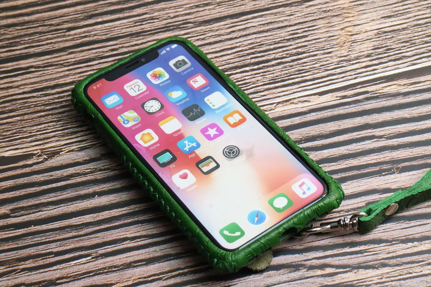 Iphone xr leather case shoulder hand rope Handmade Man or | Etsy