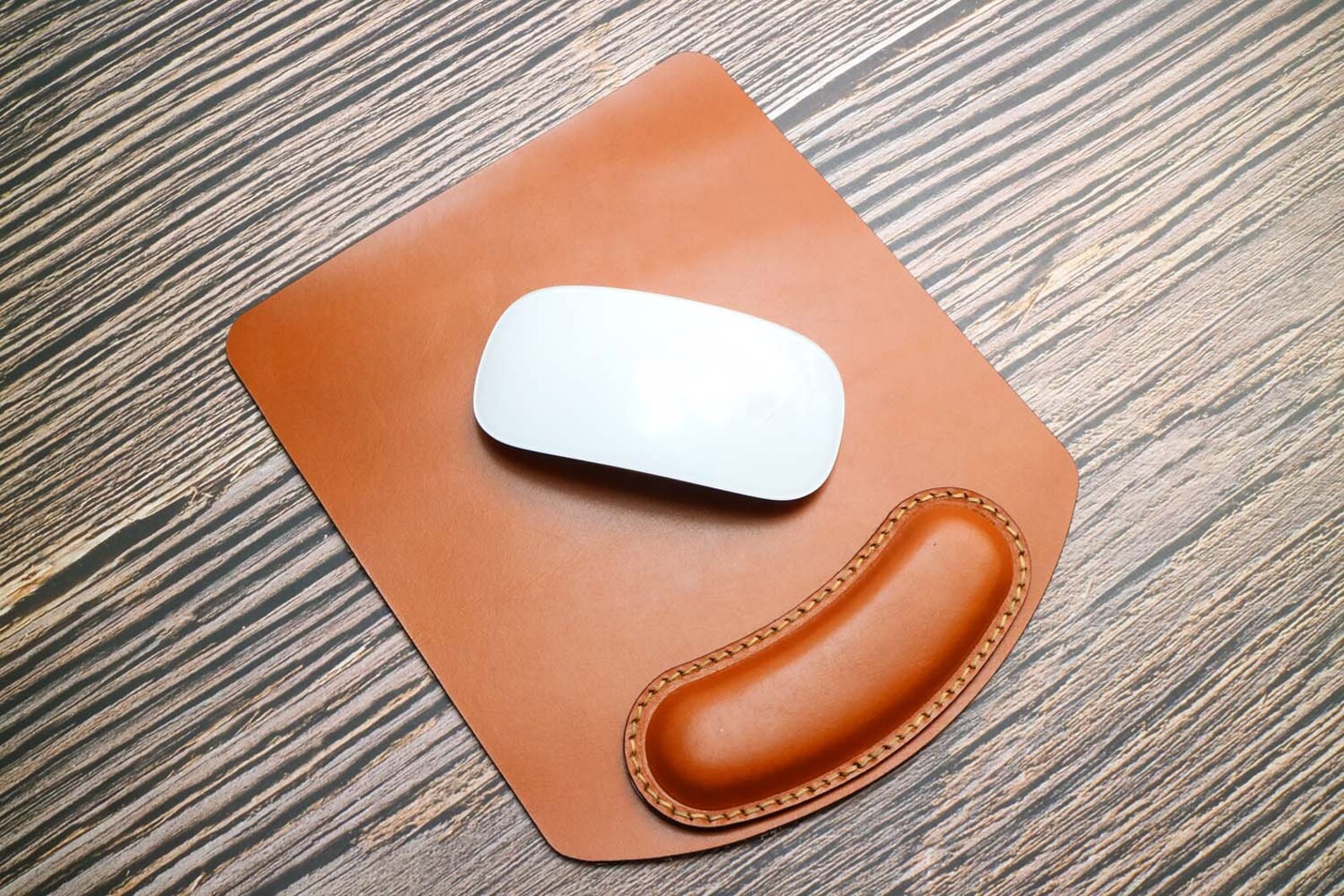 Faux Leather Mouse Pad Office Desk Pad Corporate Gift | Etsy