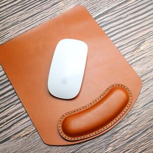Faux Leather Mouse Pad Office Desk Pad, Corporate Gift, Business ...