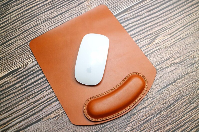 Faux Leather Mouse Pad Office Desk Pad Corporate Gift - Etsy