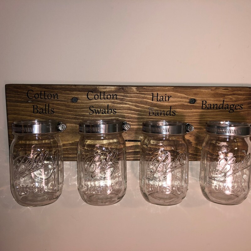 Mason Jar Rack - Etsy