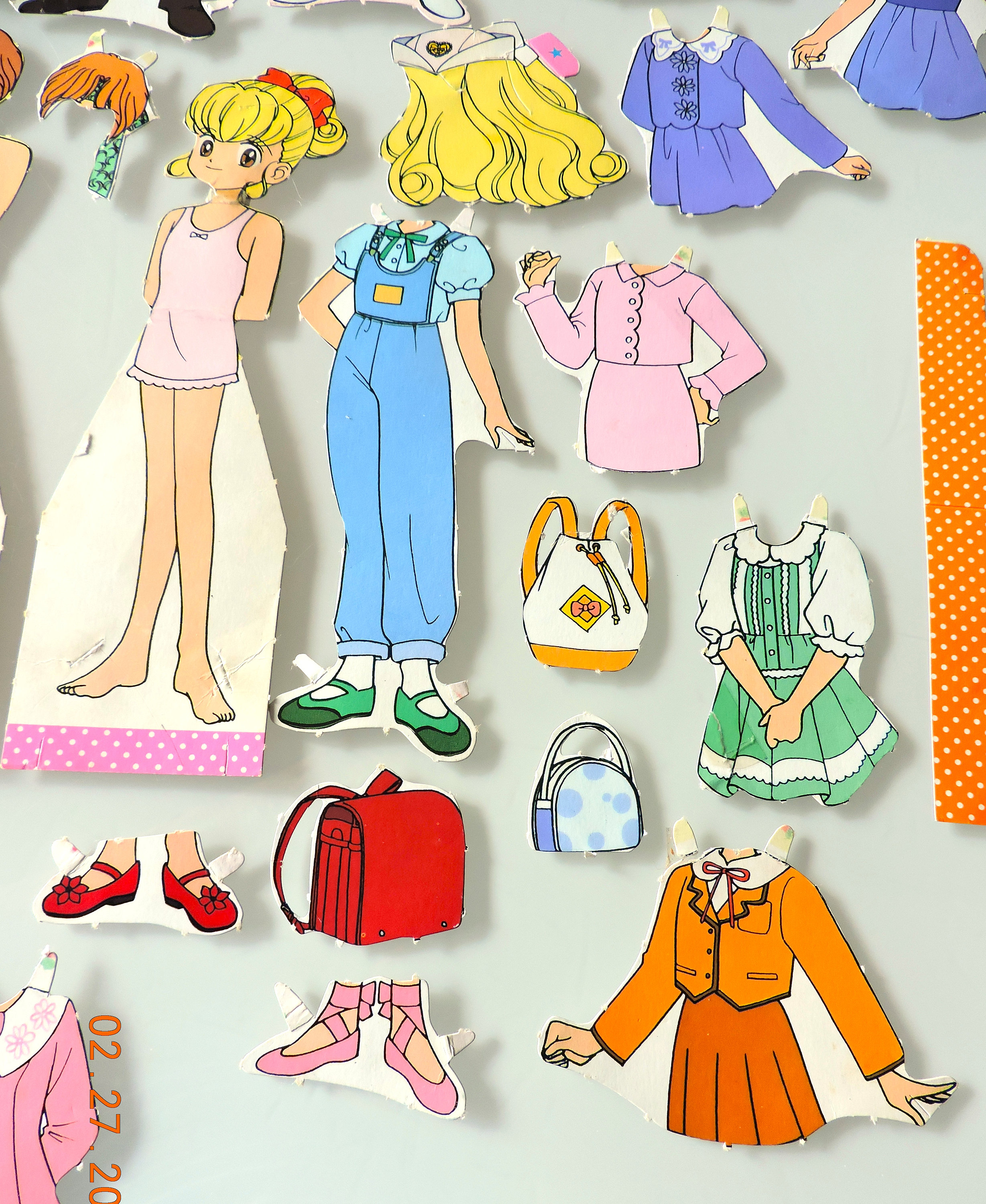 Japanese Anime Paper Dolls - Etsy