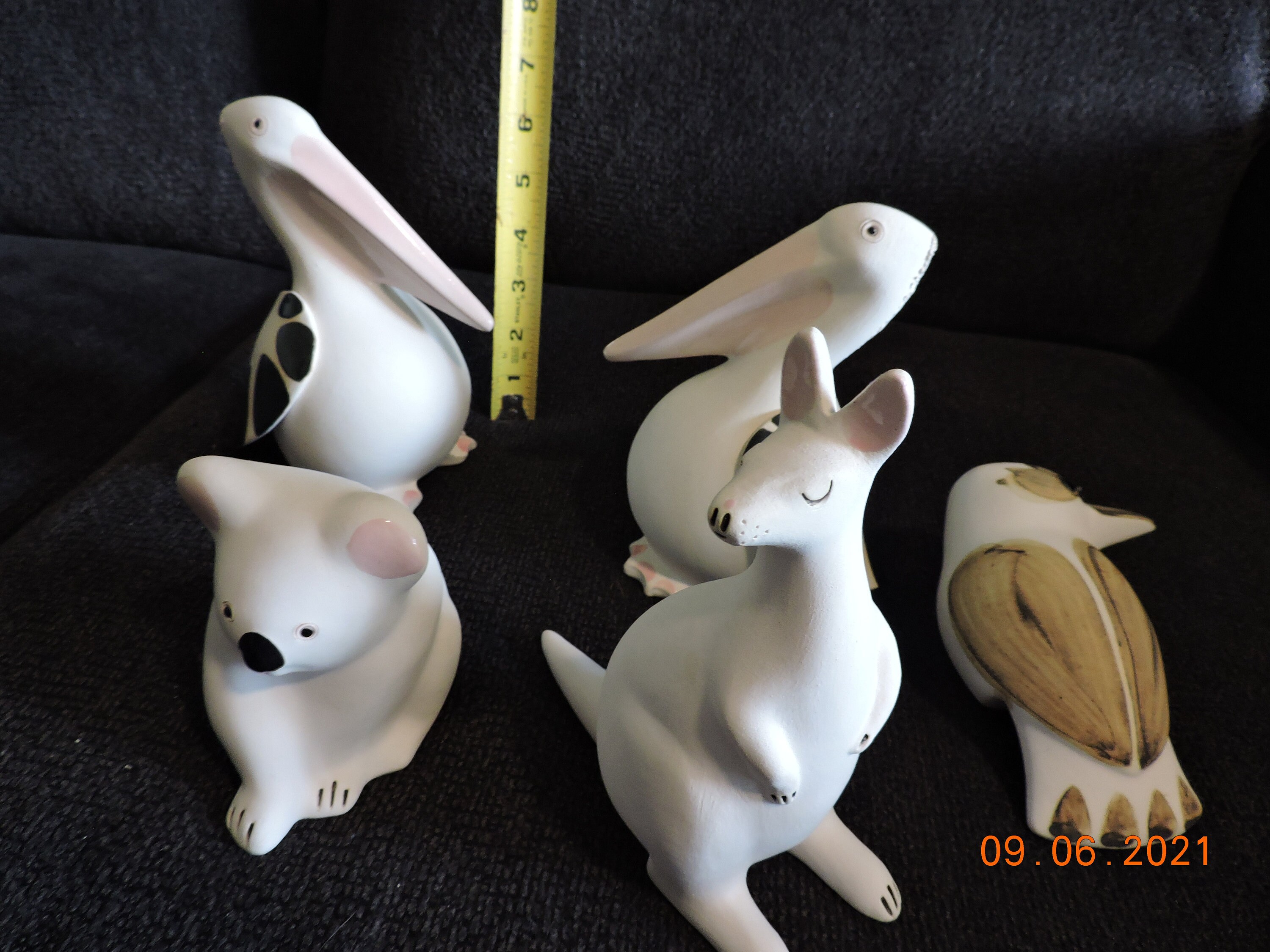 Australian Animal Bisque Ceramic Figurines 6-7" - Etsy