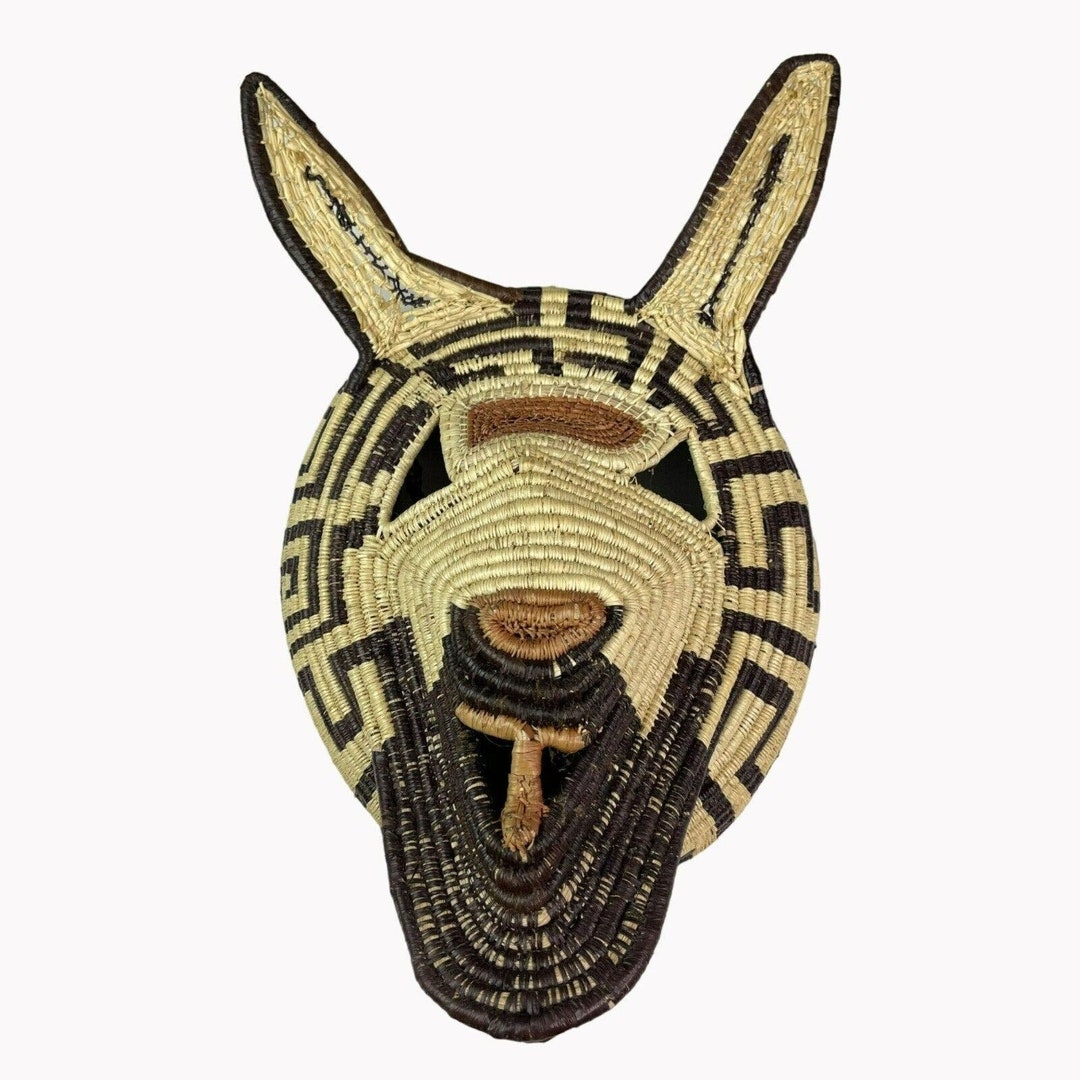 Embera Indians Mask Darien Prov. Panama Choco Hand Woven Southwest - Etsy