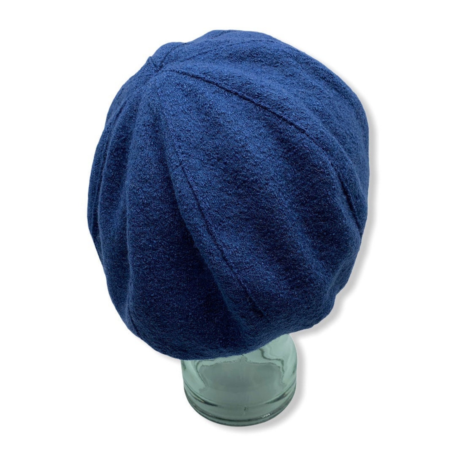 6 COLORS. Boiled Wool NEWSBOY Cap (MILA), Warm and Comfortable. Made in ...