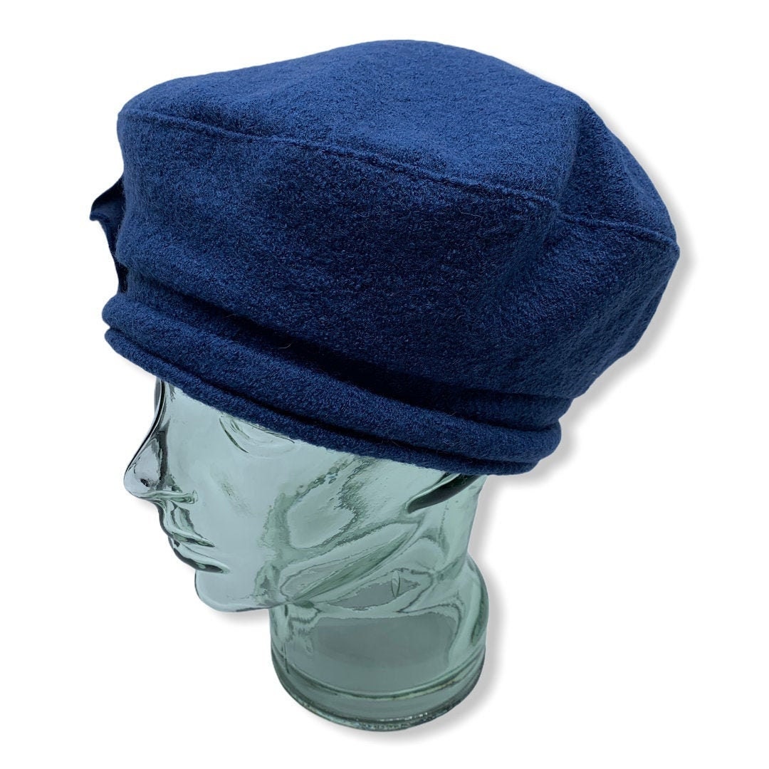 6 COLORS. Boiled Wool Beret (MIA), Warm and Comfortable. Made in Canada ...