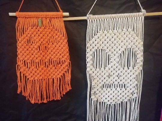 Macrame Skull Wall Hanging - Etsy