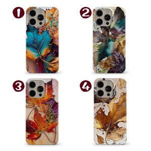 Fall Leaves Botanical Aesthetic Phone Case for Iphone, Samsung Galaxy ...