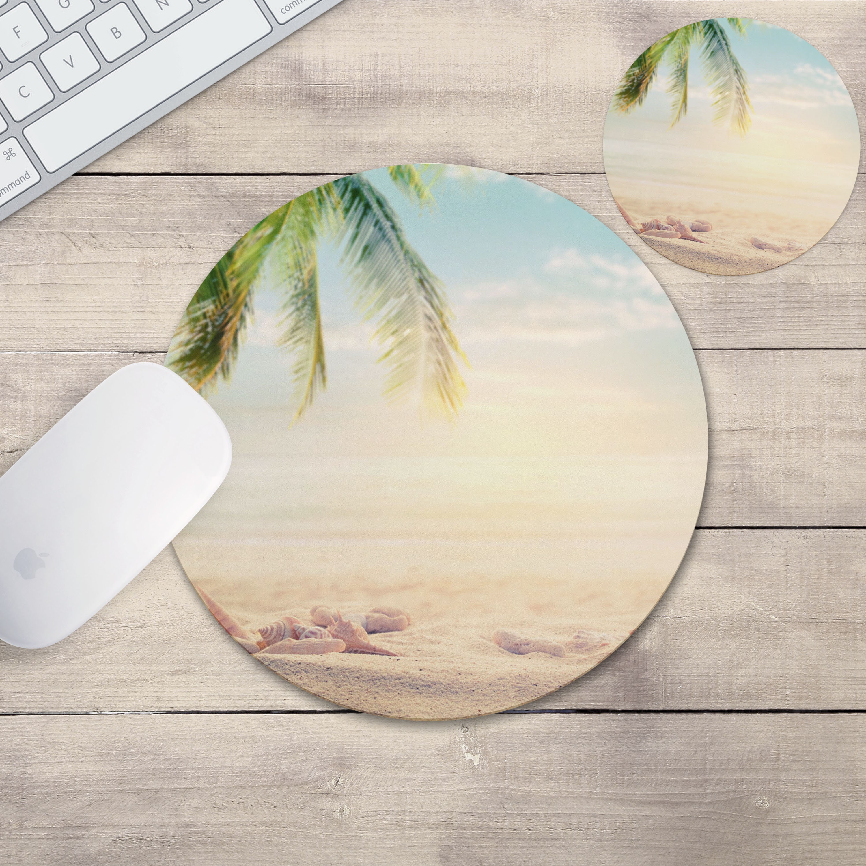 Paradise Beach Mouse Pad And/or Coaster C102 - Etsy