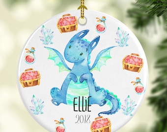 Baby Dragon Ornament Personalized for Christmas | Etsy