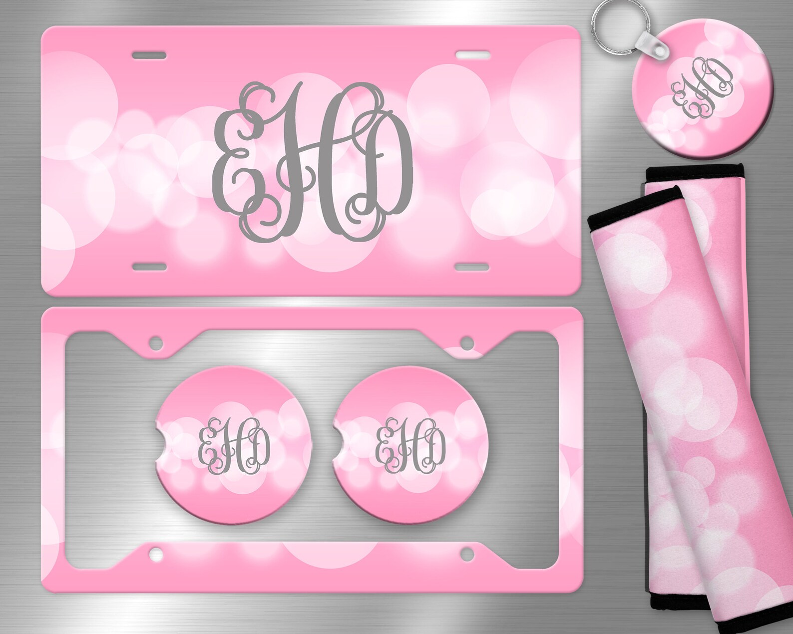 Pink Sparkle License Plate License Plate Frame Custom Car - Etsy