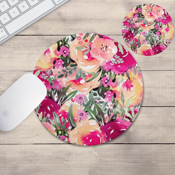 Floral Mouse Pad - Etsy