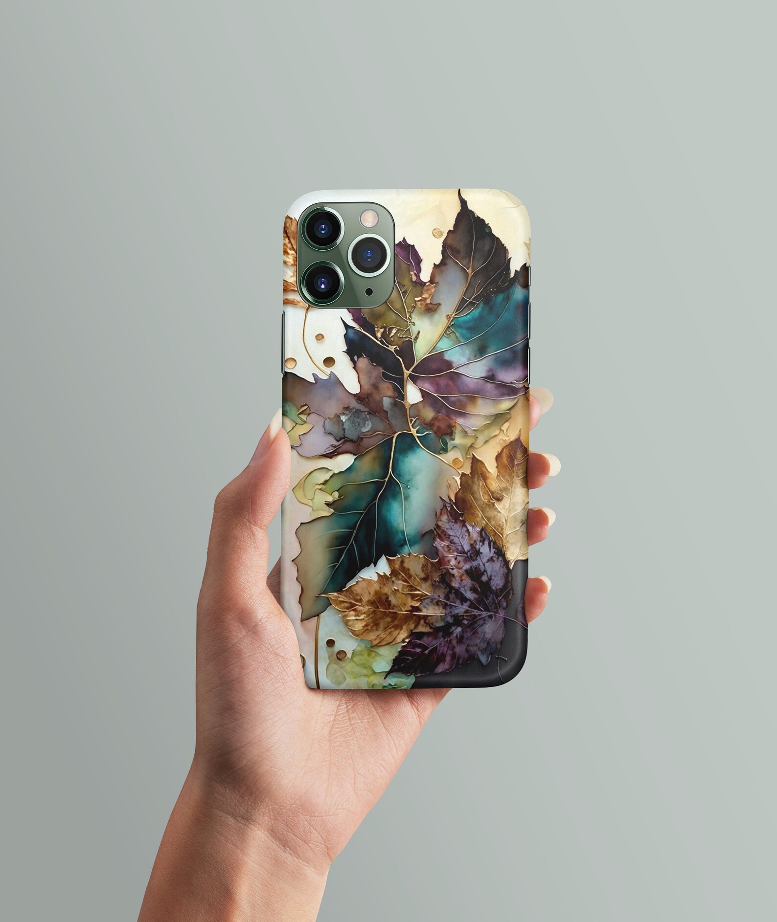 Fall Leaves Botanical Aesthetic Phone Case for iPhone - Magsafe - Etsy