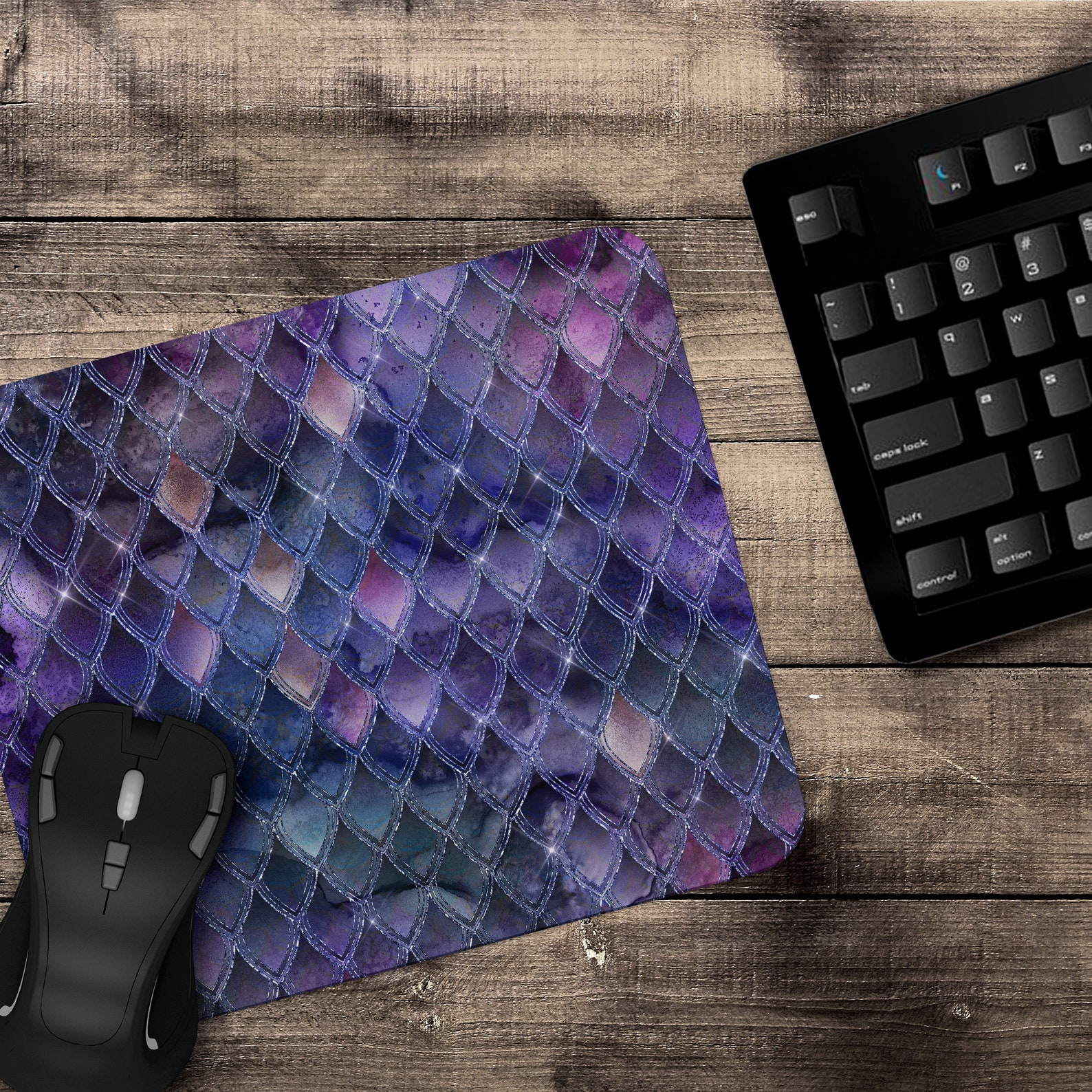 Dragon Mouse Pad Marbled Scales Magic Mousepad Medievil - Etsy