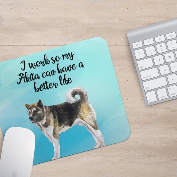 Akita Mouse pad Akita Lover Mousepad Akita Gift Akita | Etsy