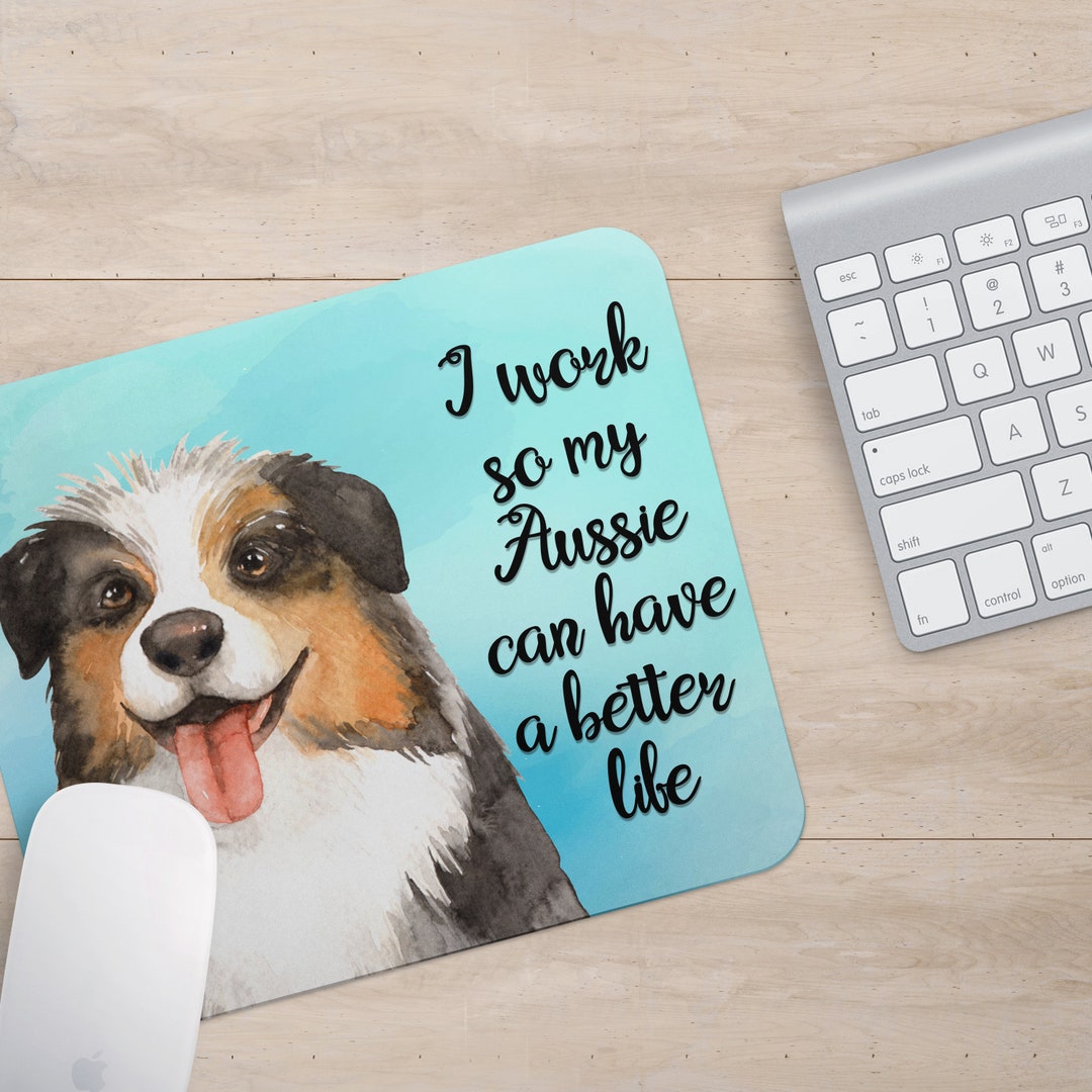 Australian Shepherd Mouse Pad: Aussie Lover Gift - Etsy