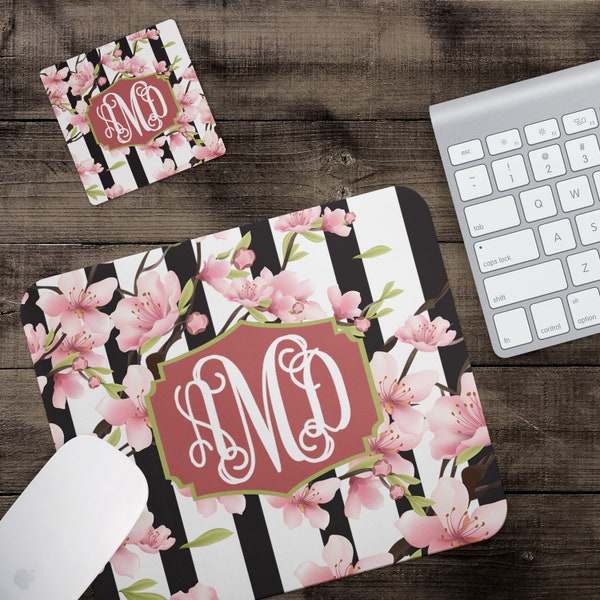 Leather Monogrammed Desk Pad - Etsy